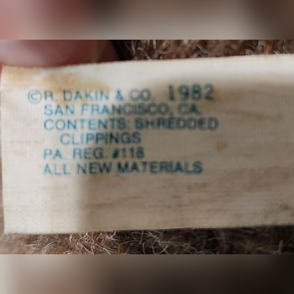 Dakin | Toys | Vintage 982 Dakin Plush Bear Pillow Pet Brown Teddy ...